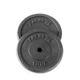 Find the best price on York Fitness Vinyl Weight Discs 2x10kg | Compare ...