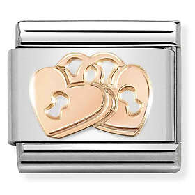 Find the best price on Nomination Classic Rose Gold Padlock Hearts ...