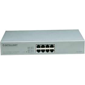 Find the best price on Intellinet 8-Port PoE Web-Smart Switch (502917 ...