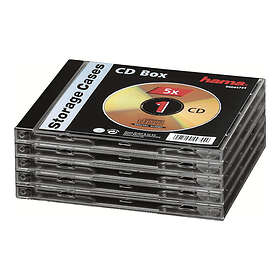 Find the best price on Hama CD-fodral Transparent 5 st 140 125 00044744 ...