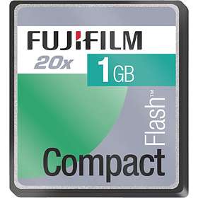 Find the best price on Fujifilm Compact Flash 20x 1GB | Compare deals ...