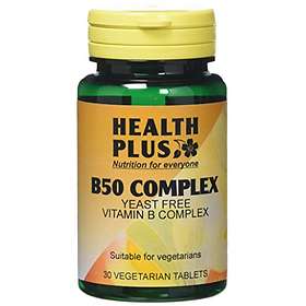 Find the best price on Health Plus B50 Complex 30 Tablets | Compare ...