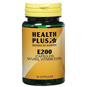 Find the best price on Health Plus E200 Natural 30 Capsules | Compare ...