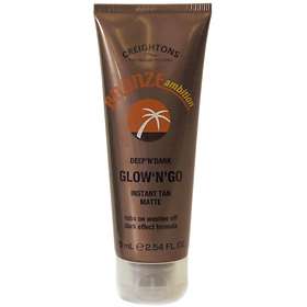 Find the best price on Bronze Ambition Deep'n'Dark Glow'n'Go Instant Tan 75ml | Compare deals on ...