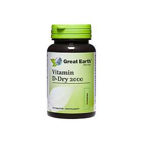 Find the best price on Great Earth Vitamin D-Dry 2000 150 Tablets ...