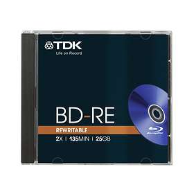 Find the best price on TDK BD-RE 25GB 2x 1-pack Jewel Case | Compare deals on PriceSpy NZ