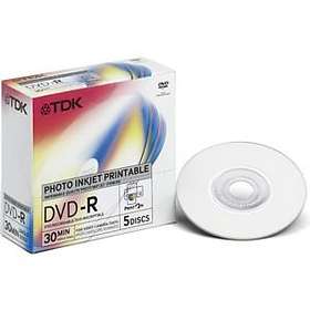 Find the best price on TDK DVD-R 8cm 1.4GB 5-pack Jewel Case Inkjet | Compare deals on PriceSpy NZ