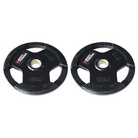 Find the best price on Bodypower Rubber Encased Tri Grip Olympic Discs ...