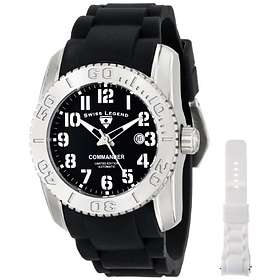 Find the best price on Swiss Legend Commander SL-11876A-TI-01-W ...