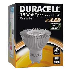 Find the best price on Duracell DRLEDS3 LED Clear Spotlight 250lm GU10 ...