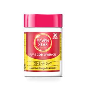 Find the best price on Seven Seas Pure Cod Liver Oil 30 Kapslar ...