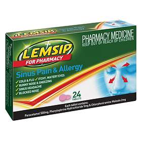 Find the best price on Lemsip Sinus Pain & Allergy 24 Tablets | Compare ...