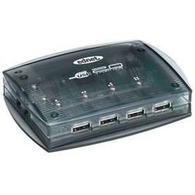Find the best price on Ednet 4-Port USB 2.0 External (85023) | Compare ...