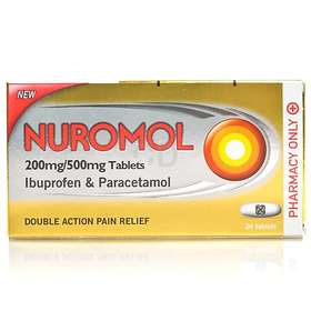 Find the best price on Nuromol Double Action 24 Tablets | Compare deals ...