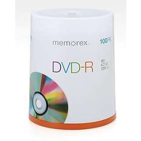 Find the best price on Memorex DVD+R 4.7GB 16x 100-pack Cakebox ...