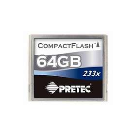 Find the best price on Pretec Compact Flash 233x 64GB | Compare deals ...