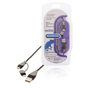Find the best price on Bandridge 2-in-1 USB A - USB Micro-B 2.0 (with ...