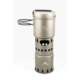 Find the best price on Toaks Titanium Pot With Pan + Wood Stove Combo ...