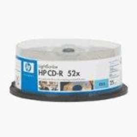 Find the best price on HP CD-R 700MB 52x 50-pack Cakebox Lightscribe ...