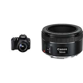 Find the best price on Canon EOS 200D + 18-55/3.5-5.6 III + 50/1.8 STM ...