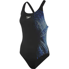 Find the best price on Speedo IllusionWave Placement Powerback Swimsuit ...