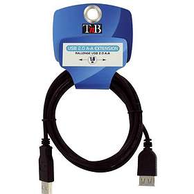 Find the best price on T'nB USB A - USB A M-F 2.0 1.8m | Compare deals ...