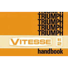 Find the best price on Triumph Vitesse Mk. 2 Official Owners' Handbook ...