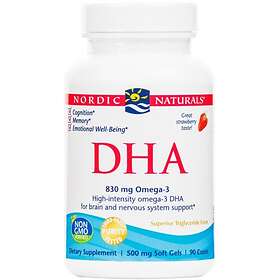 Find the best price on Nordic Naturals DHA 830mg Omega-3 90 Kapslar ...