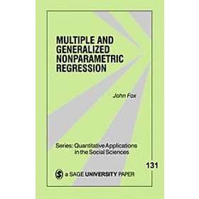 Find the best price on John Fox Jr: Multiple and Generalized Nonparametric Regression | Compare ...