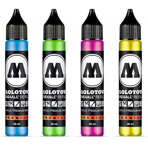 Find the best price on Molotow One4All Refill 30ml 180 signal black ...