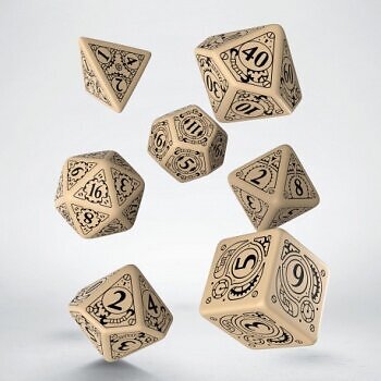 Find the best price on Dice Steampunk Beige & black Set (7) | Compare ...