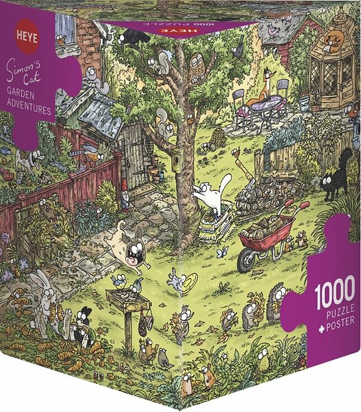 Find the best price on Heye Simon's Cat Garden Adventures 1000 Pieces ...