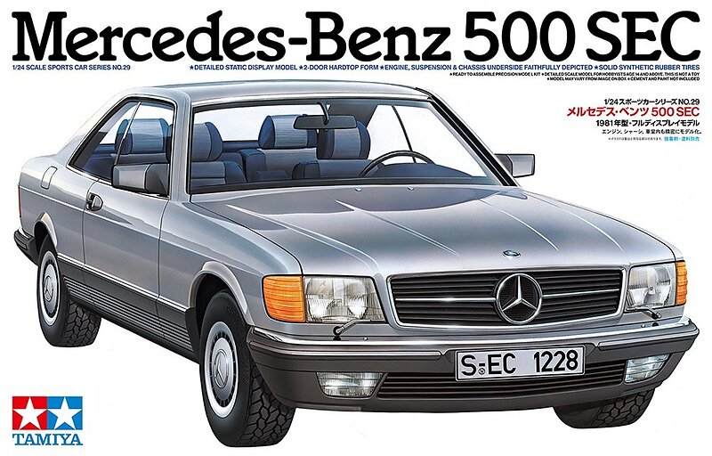 Find the best price on Tamiya 1/24 Mercedes-Benz 500 SEC | Compare ...