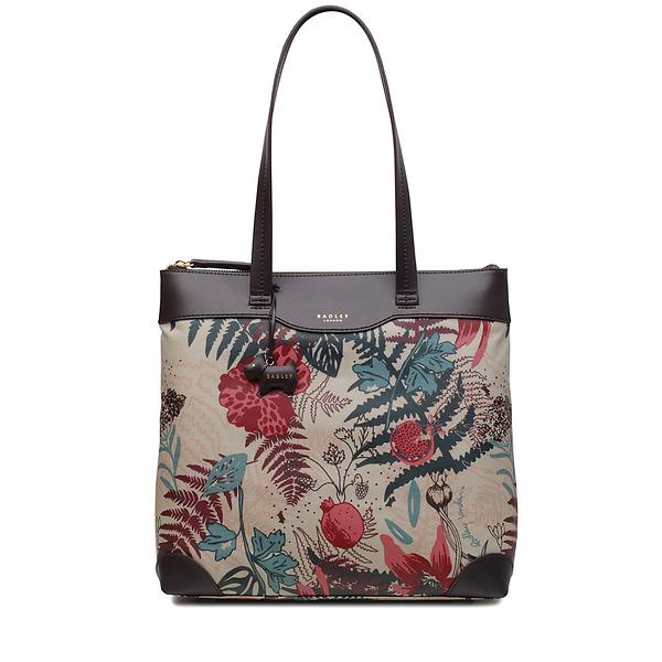 Find the best price on Radley Botanical Floral Large Zip-Top Tote Bag ...