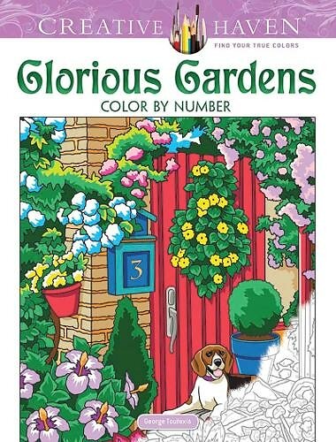 Find the best price on Creative Haven Glorious Gardens Color by Number ...